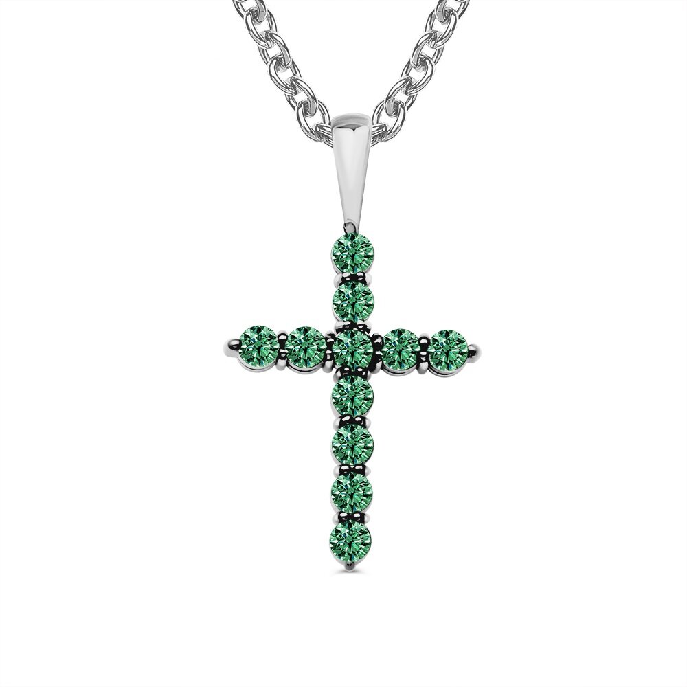 Подвеска, серебро, 925 проба, родирование, фианит