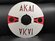 Пустые катушки AKAI, silver-red, красные