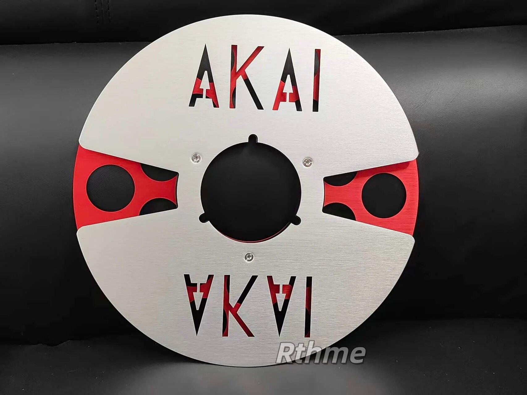 AKAI пустые катушки, silver-red