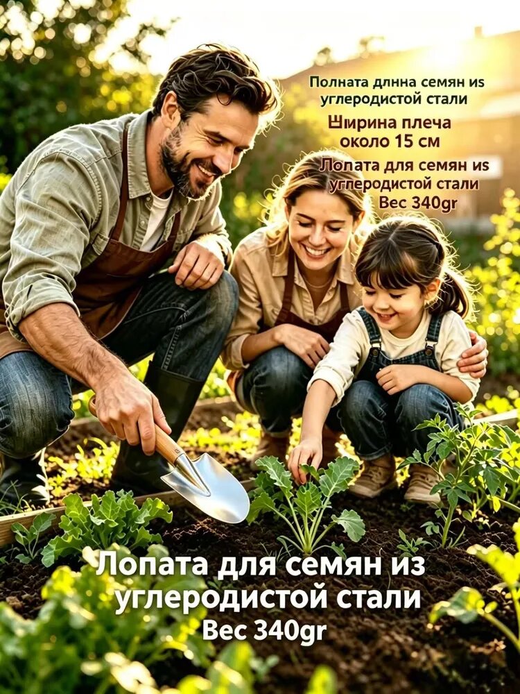 Лопата универсальная, штыковая 15 см