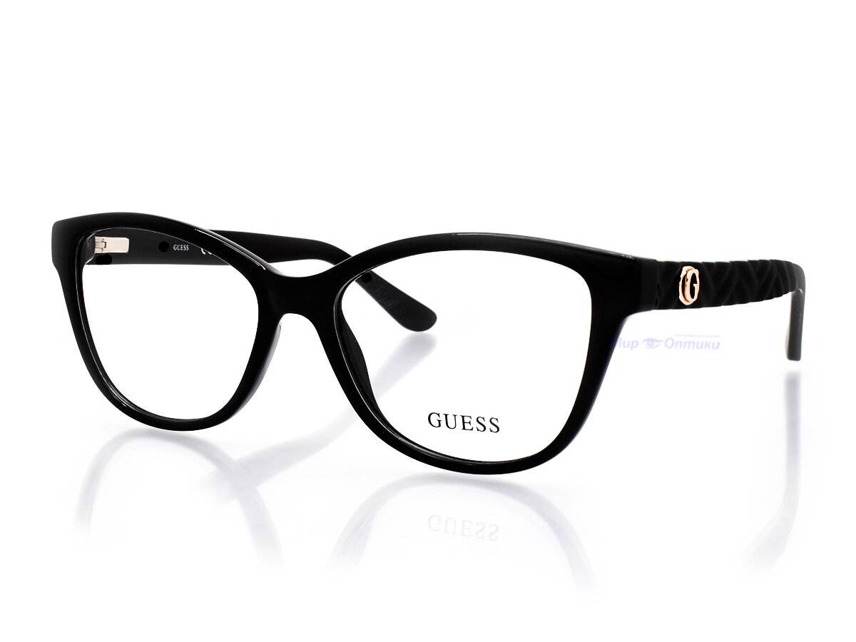 Оправа для очков Guess GU50307 001 пол Женский форма оправы Кошачий глаз цвет оправы Чёрный