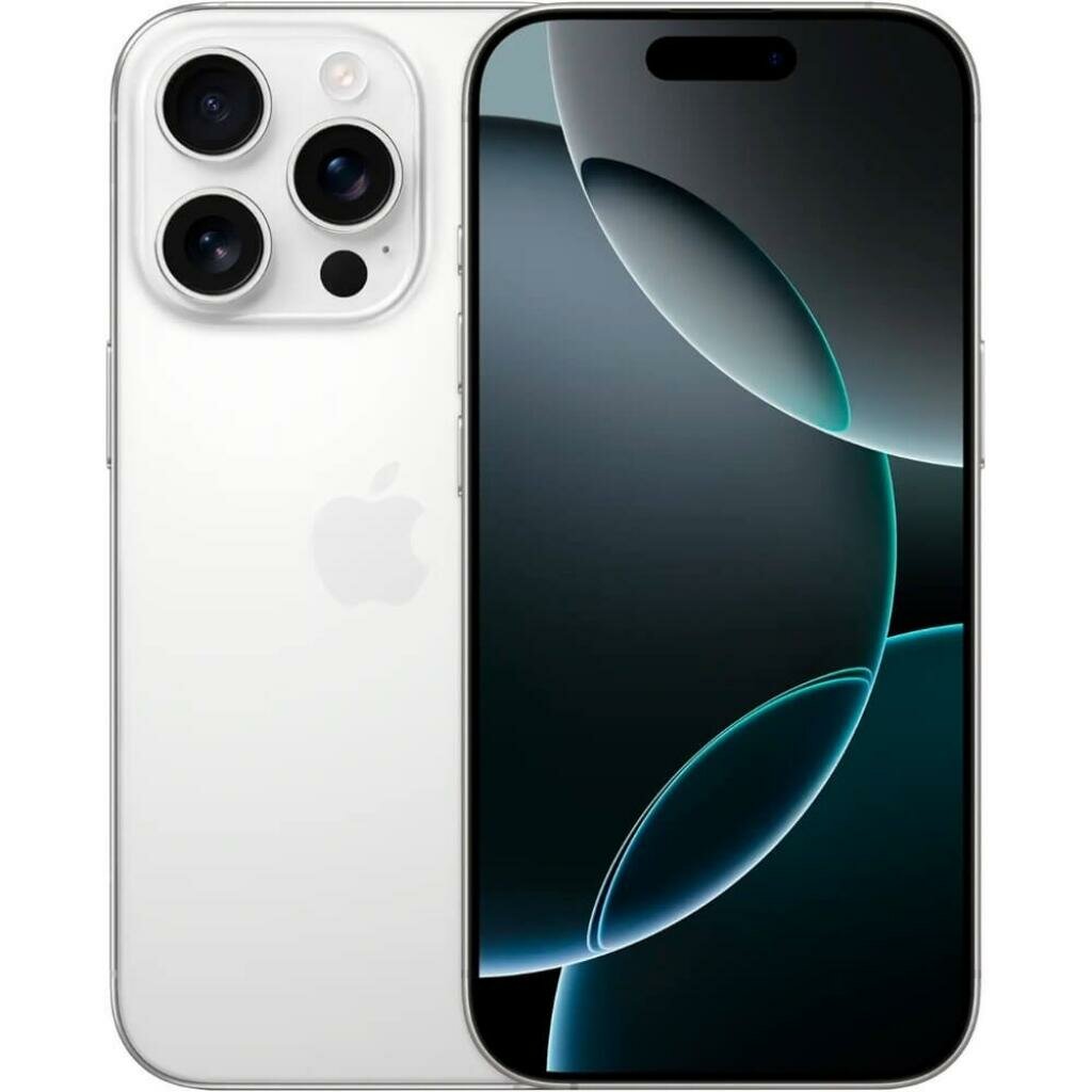 Смартфон Apple iPhone 16 Pro Max, 512Gb, Dual eSIM, White Titanium (Белый)