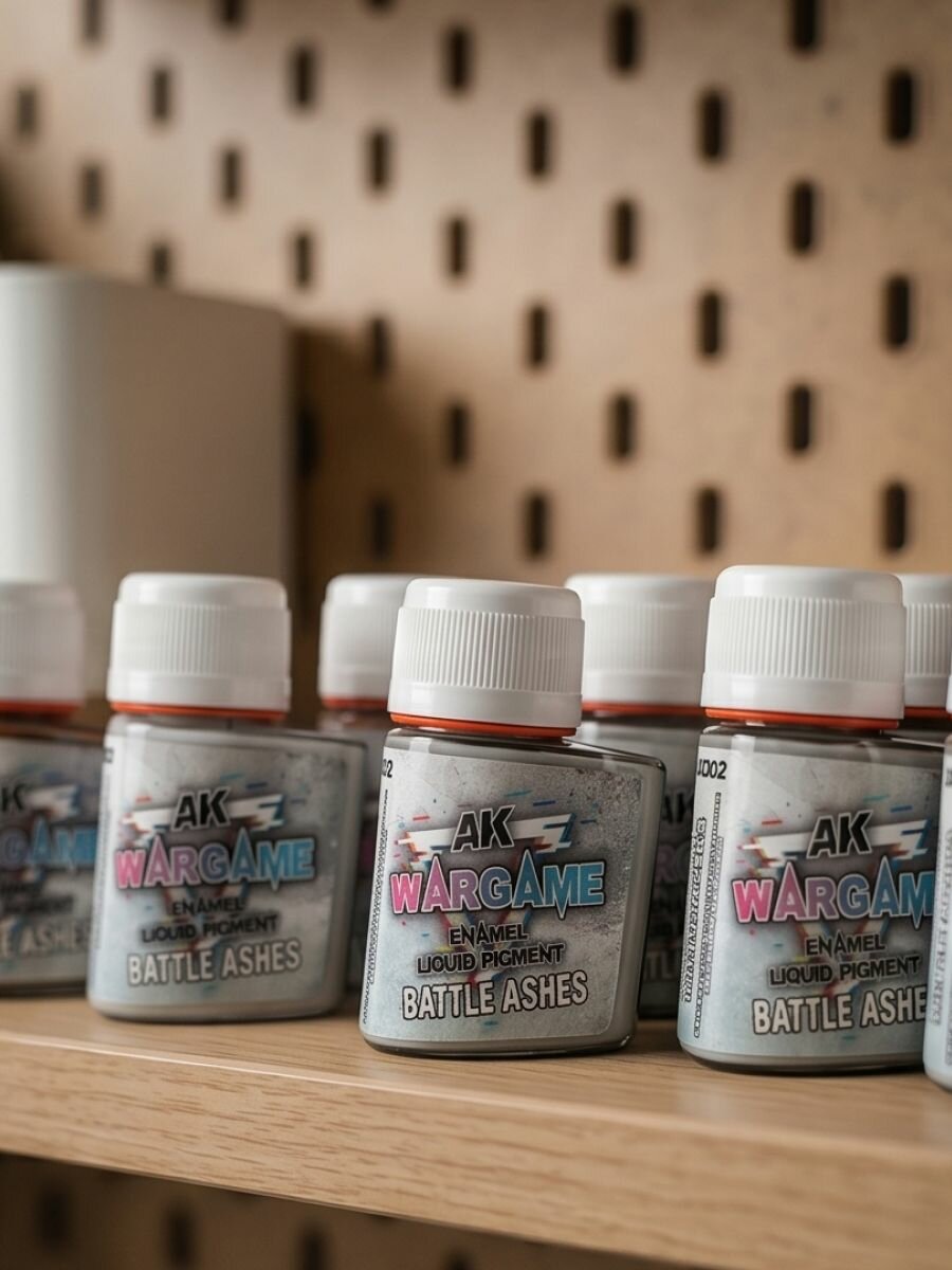 Краска для моделирования AK Interactive - Battle Ashes 35ml — фото 1