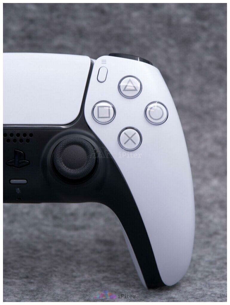 Геймпад беспроводной Sony DualSense для PlayStation 5, White (Белый) — фото 1