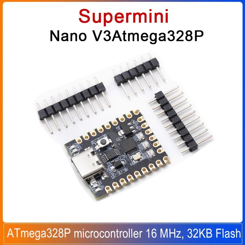 Модуль Nano V3.0 Atmega328P, 5шт, no welding