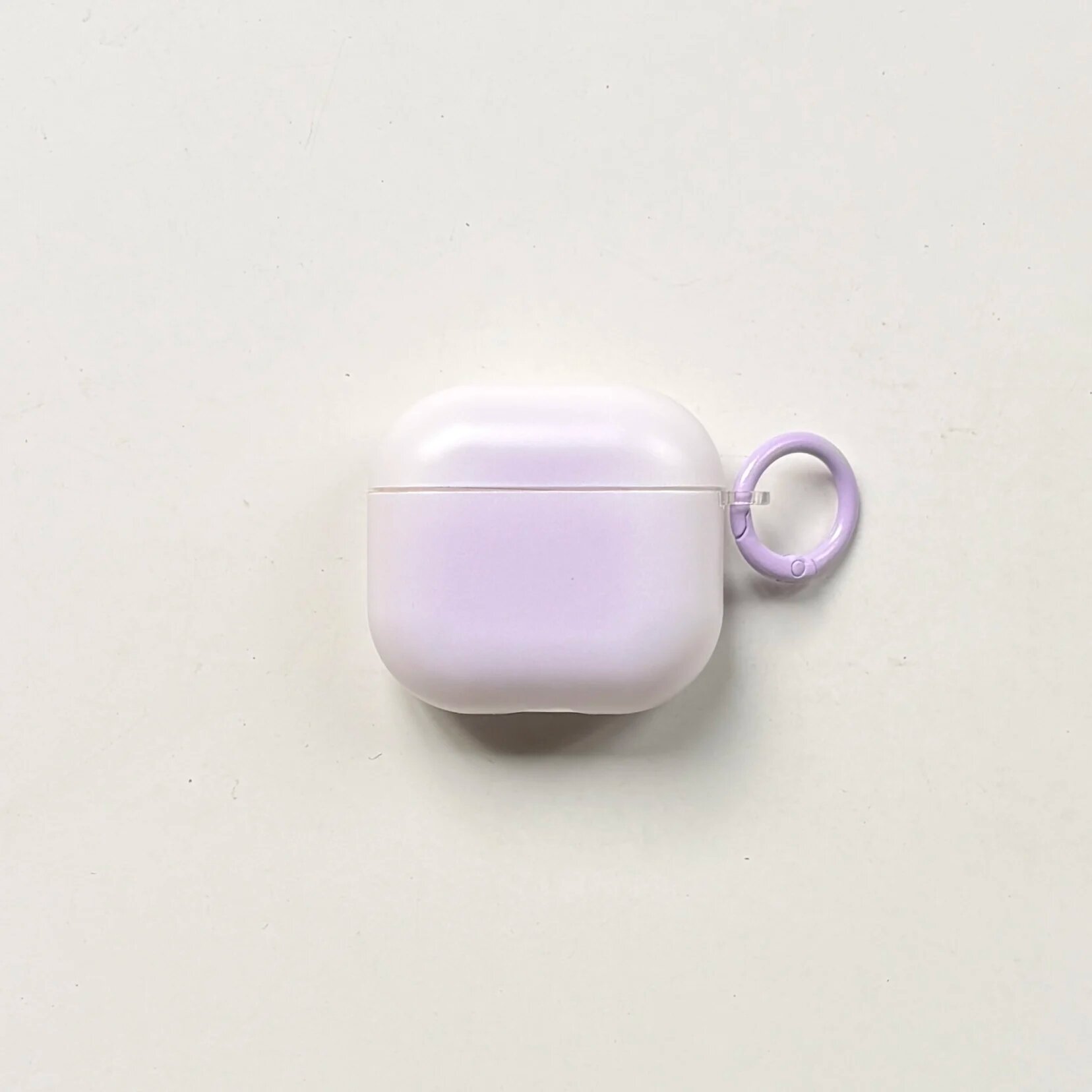 Чехол для AirPods матовый с эффектом размытия Белый, for AirPods Pro3, Фиолетовый, PURPLE