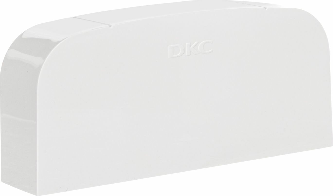 Заглушка DKC / ДКС симметричная пластиковая, белая, размером 110x50мм / аксессуары для кабель каналов