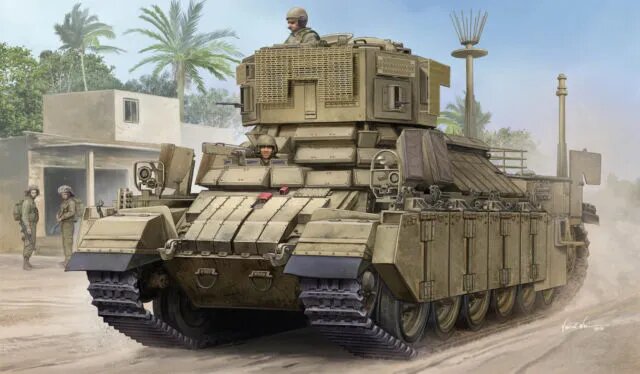 HOBBYBOSS 83869 1/35 Армия Израиля IDF Собачья будка Нагмачон I сборная модель танка