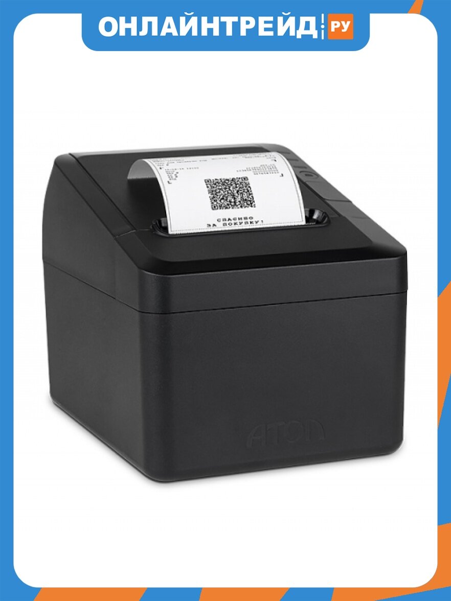 Фискальный регистратор Атол 27Ф RS+USB+Ethernet (5.0) (с ИТС) черный (без фискального накопителя)