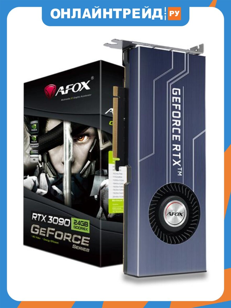 Видеокарта Afox GeForce RTX 3090 BLOWER 24G