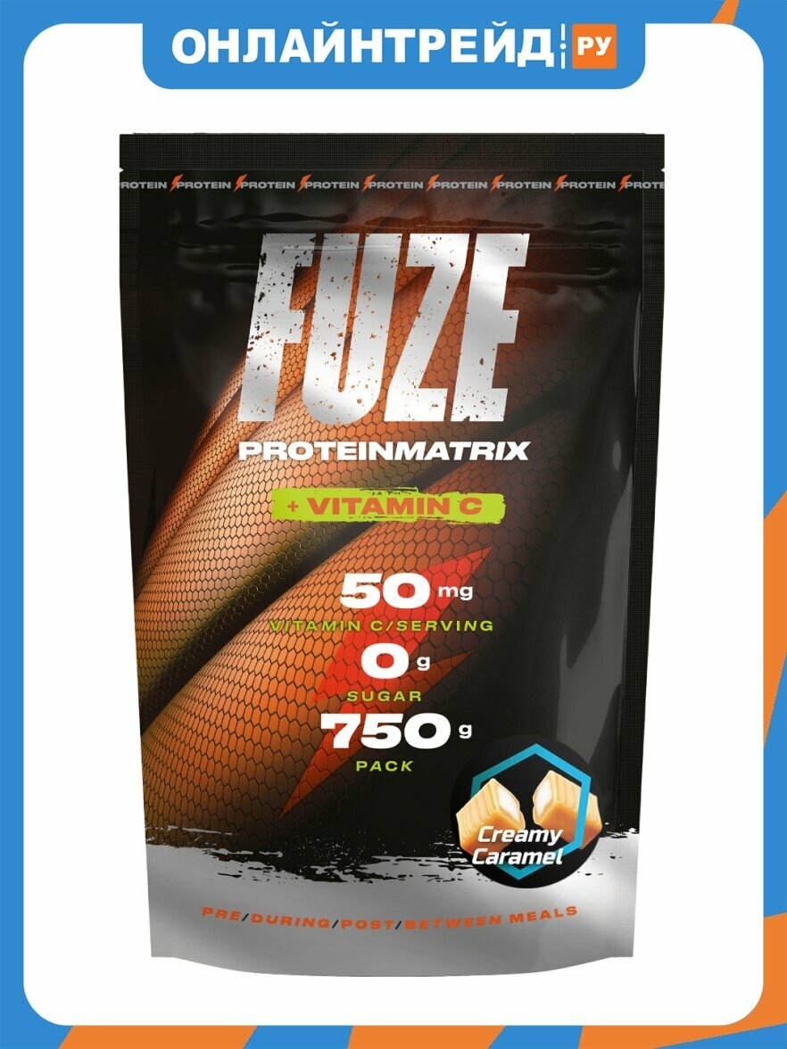 Мультикомпонентный протеин Fuze PureProtein - Карамель 750г