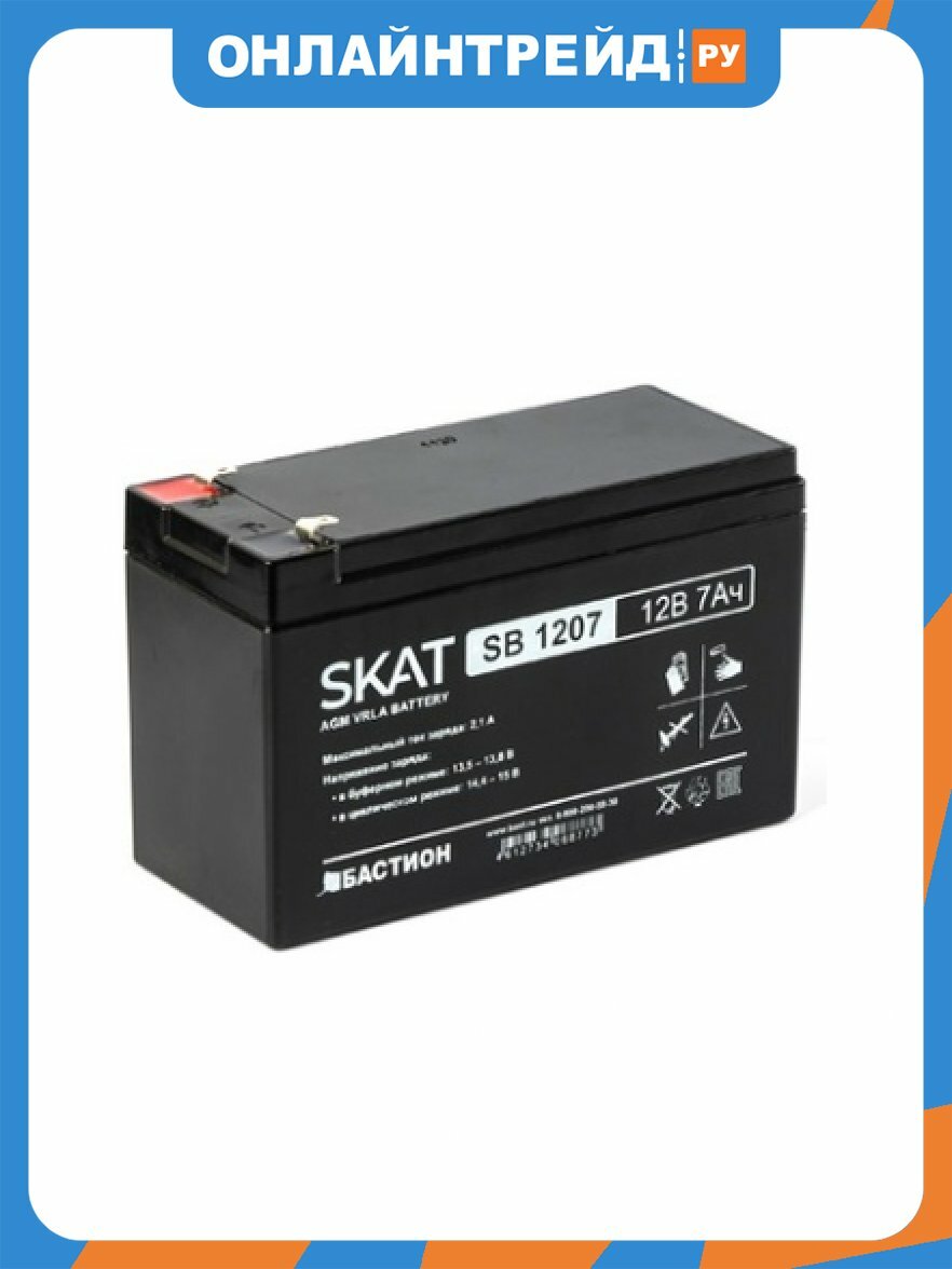 Аккумулятор Бастион Бастион SKAT SB 1207 12В 7 А/ч