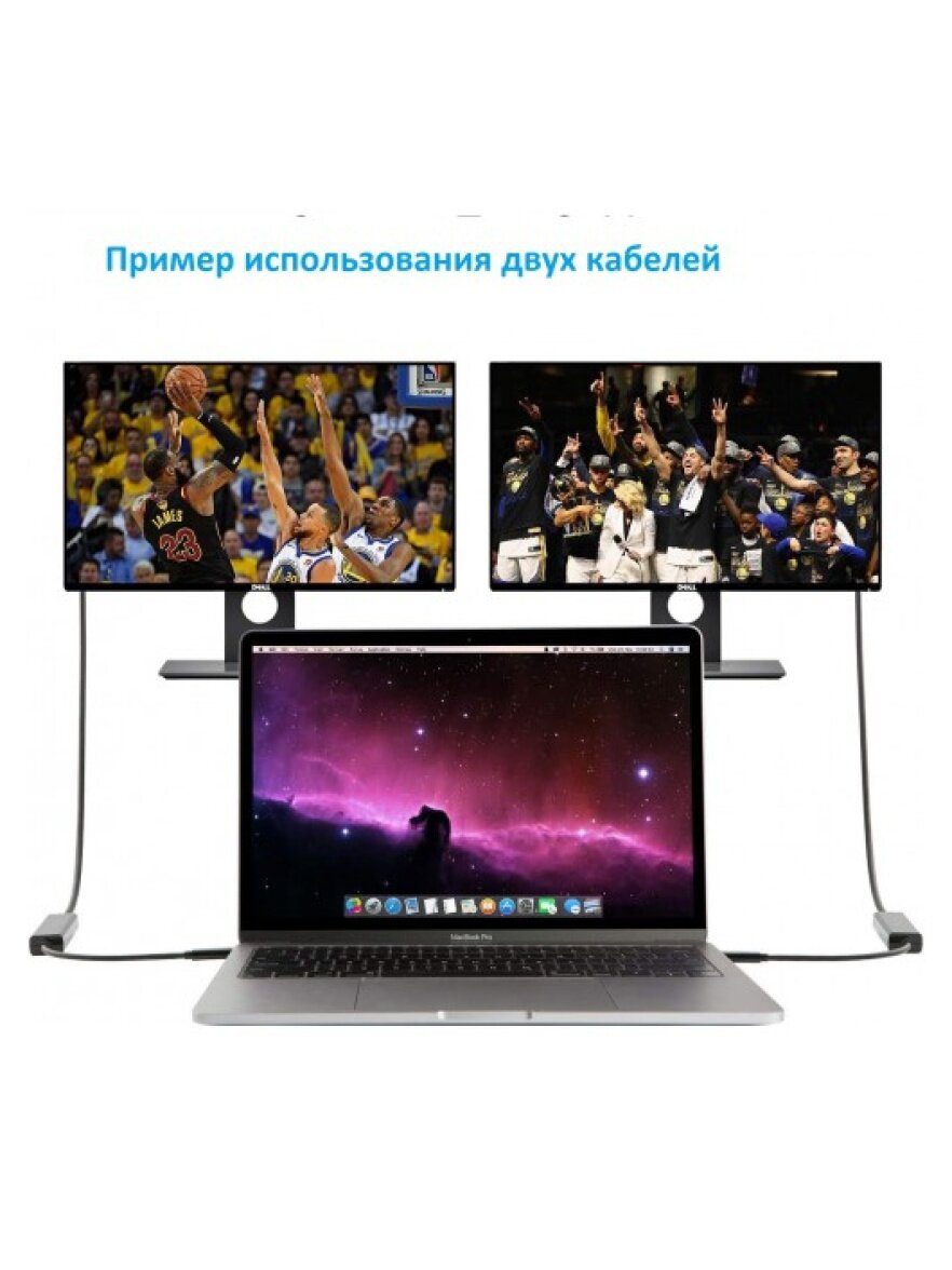 Кабель адаптер Ks-is KS-415 USB-C на VGA 1.8м