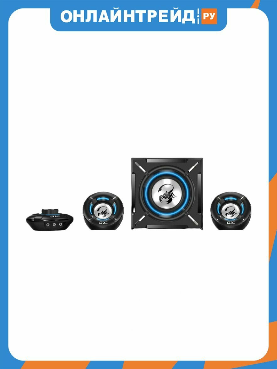 2.1- канальная игровая акустическая система Genius SW-G2.1 1000 черная (31730043400)