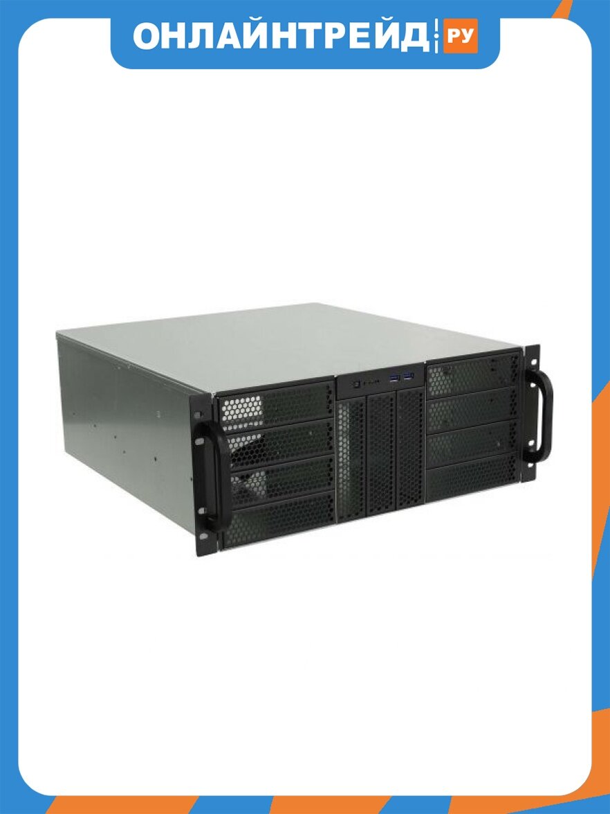Серверный корпус Procase 4U RE411-D11H0-FE-65 черный