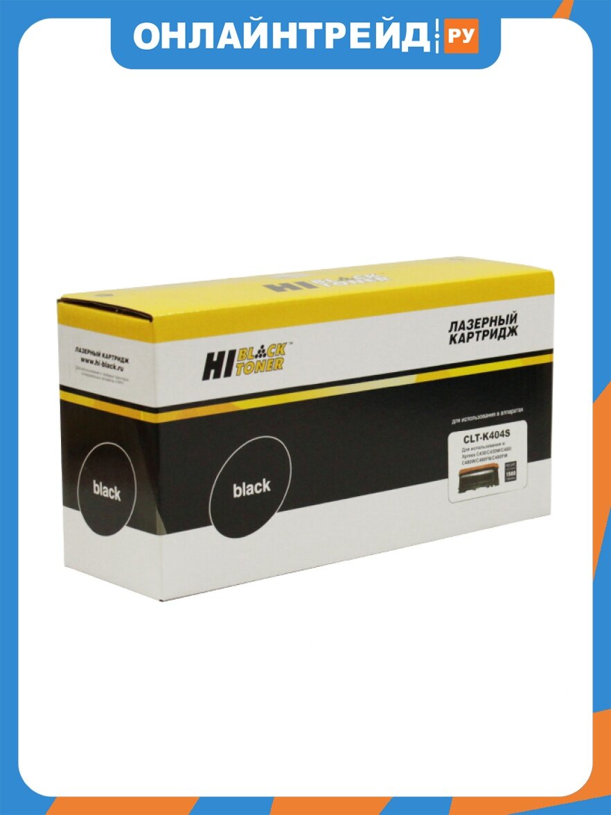 Тонер-картридж Hi-black (HB-CLT-K404S) для Samsung Xpress C430/C430W/480/W/FN/FW, Bk, 1,5K
