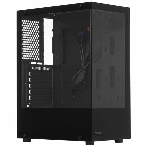 Компьютерный корпус GiNZZU CL100 (CL100) черный - Midi Tower, ATX, USB 3.2 Gen 1 Type-A, USB 3.2 Gen 2 Type-C