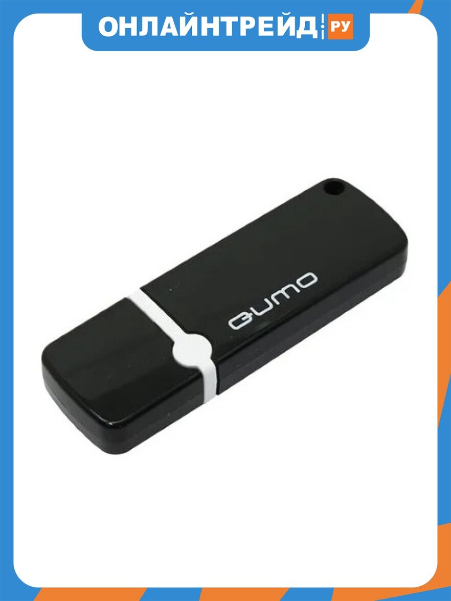Флешка 8Gb Qumo Optiva 02 Black USB 2.0 (QM8GUD-OP2-black)