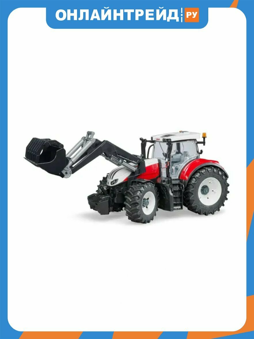 Масштабная модель Bruder 03-181 Трактор Steyr 6300 Terrus CVT c погрузчиком