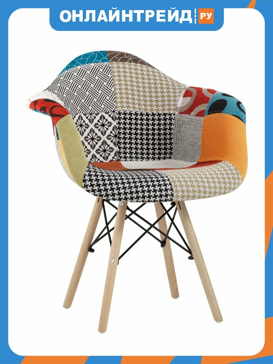 Кресло Stool Group EAMES пэчворк