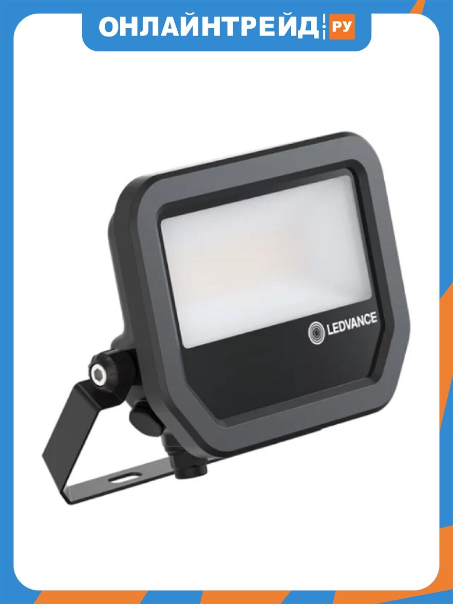 Прожектор Ledvance-osram LEDVANCE FLOODLIGHT 20 P 17W 2K4LM 840 PS SY100 BLACK 2400lm