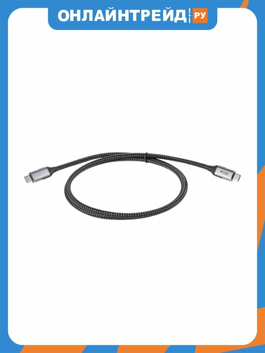 Кабель Vcom USB3.2 Gen2X2, CM-CM, 20Gbs, 100WT, 4KX60Hz, All shell, 1m (CU420M-1M)
