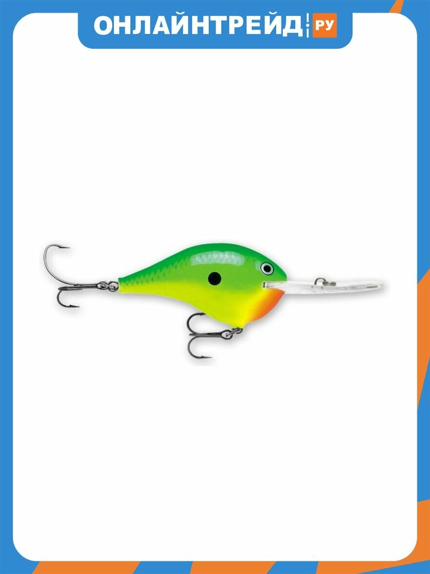 Воблер Rapala DT Metal SureSet плавающий до 6 м, 7см 25гр, DTMSS20-CTL