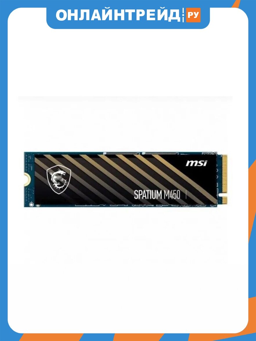 SSD диск Msi SPATIUM M450, 1000GB, M.2 2280, PCIe 4.0 x4 (S78-440L0M0-P83)