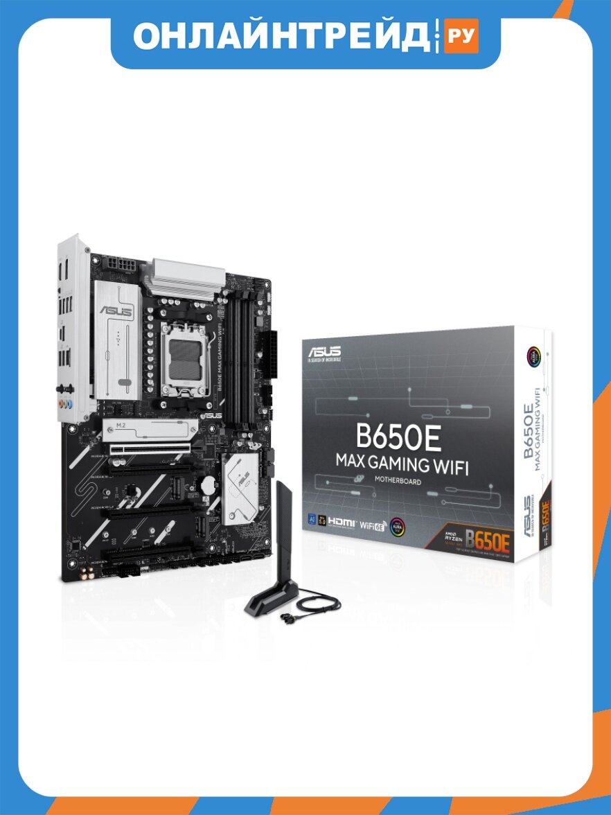 Материнская плата Asus B650E MAX GAMING WIFI (AM5, ATX)