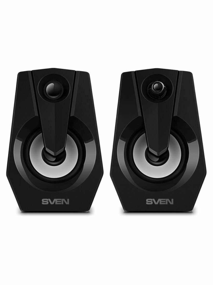 Колонки 2.0 Sven 370, черный (6 Вт, питание USB, подсветка)