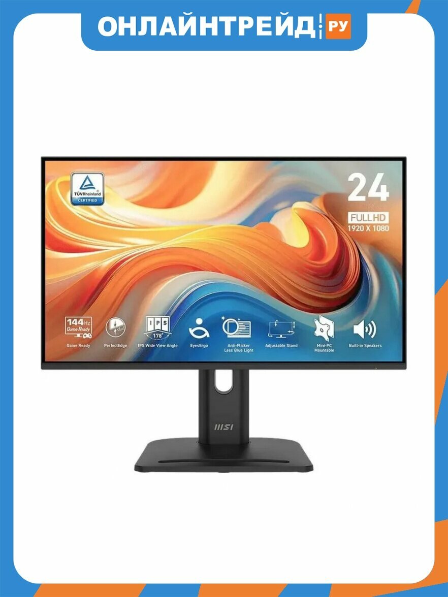 Монитор Msi PRO MP245PG E14 23.8" Black (9S6-3PE39M-014)