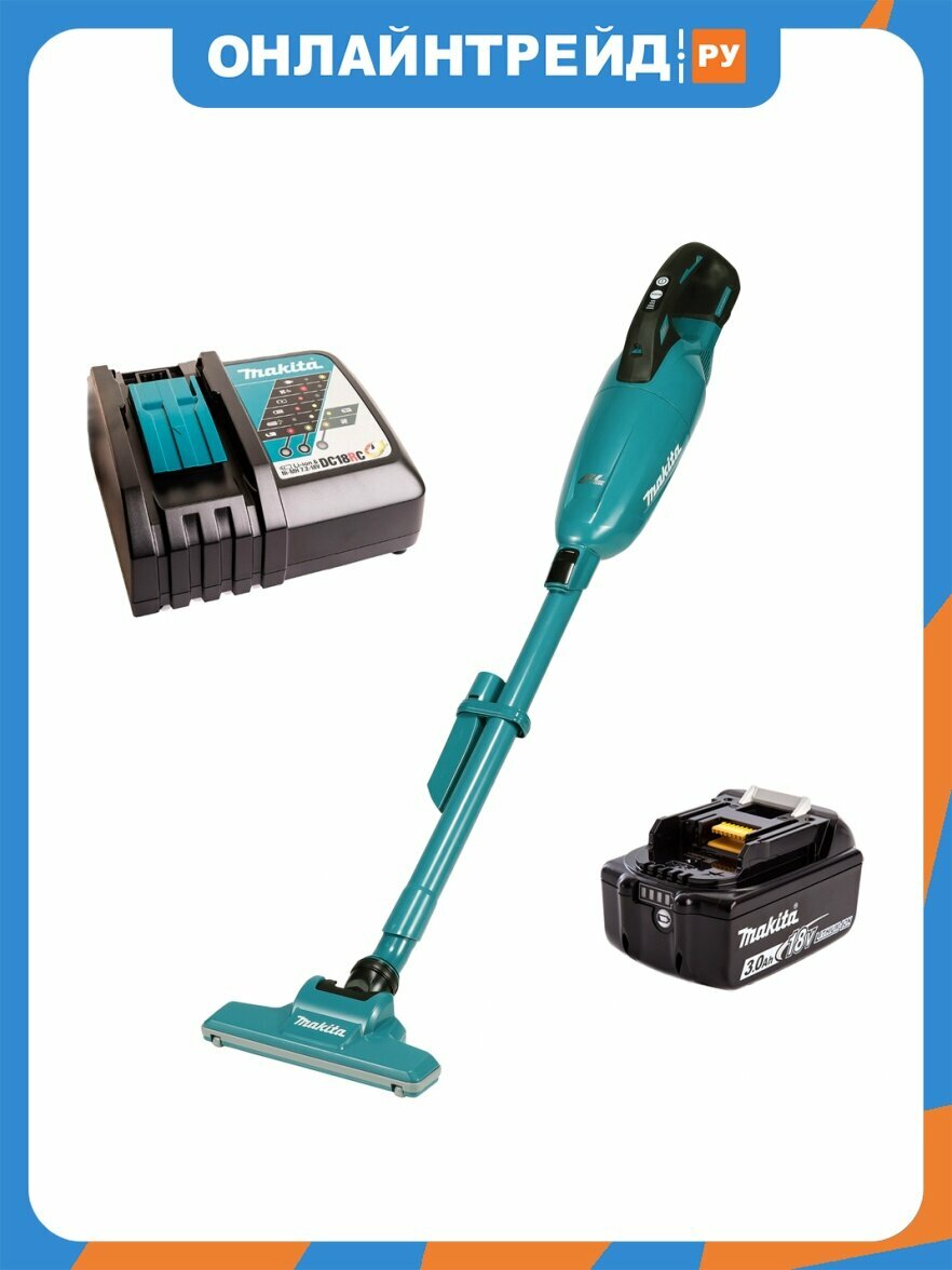 Пылесос аккумуляторный Makita DCL284FRF LXT