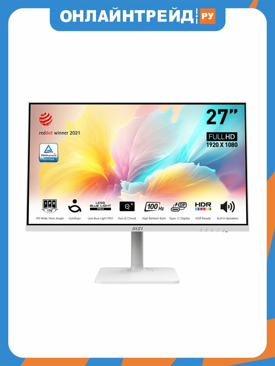 Монитор Msi Modern MD2712PW 27" White