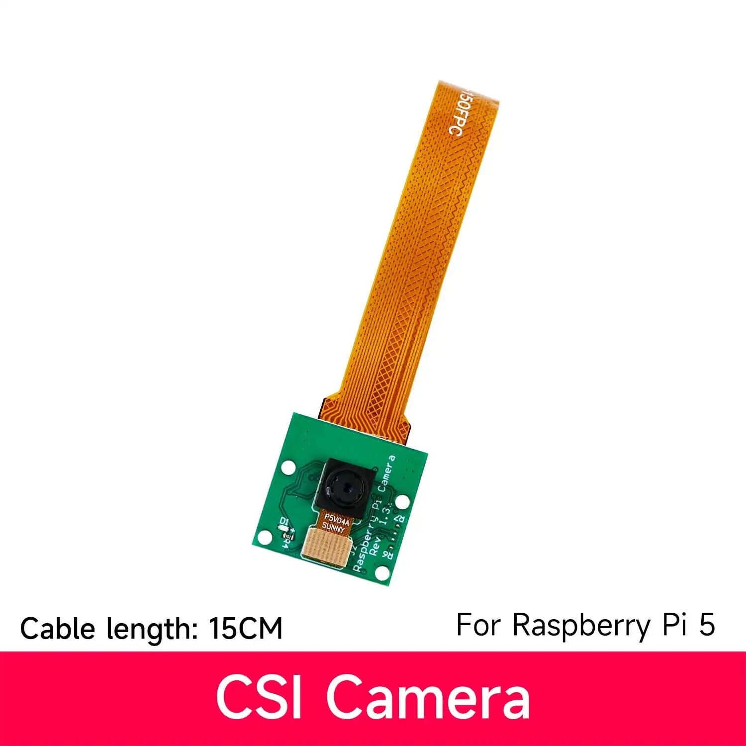 CSI Камера 5Мп для Raspberry Pi 5, 15см