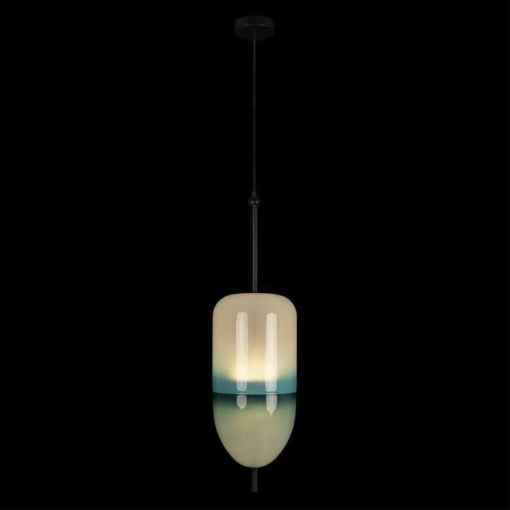 Подвесной светильник Loft it Ven1ce 10223 B Blue цвет плафона подвески Синий, цвет арматуры Черный