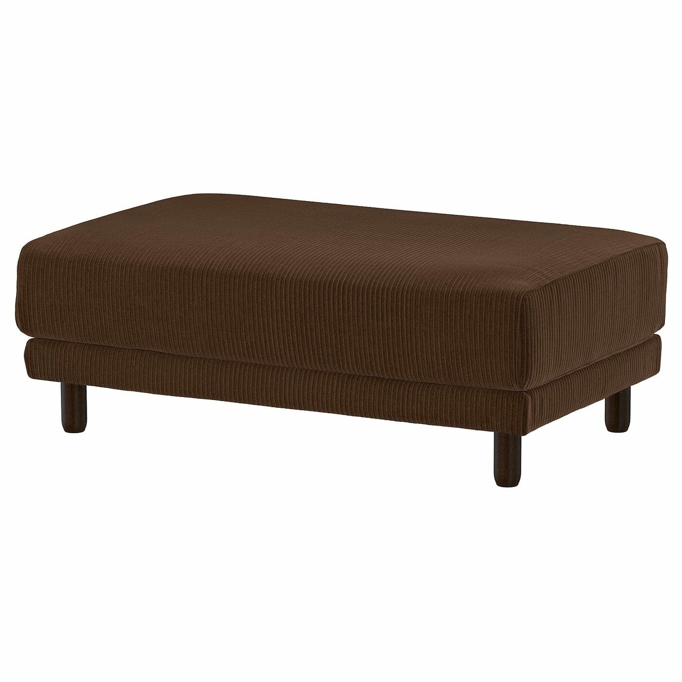 Пуф IKEA UPPAKRA, для дома, деревянный, лакированный, цвет самсала тёмно-коричневый