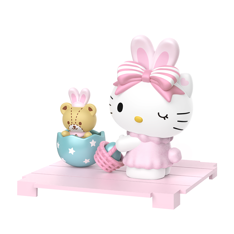 Фигурка-сюрприз унисекс TOP TOY Hello Kitty Sweetheart Playmate, Confirmed-Easter Egg Surprise (Open)