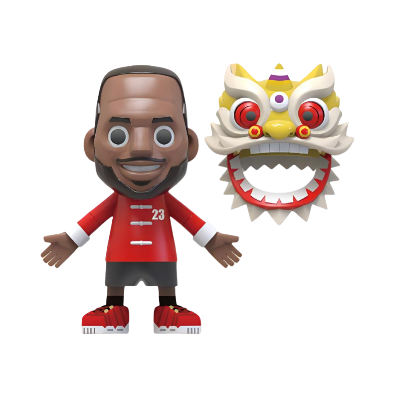 Набор AcePlayer x NBA CNY Леброн Джеймс, Стефен Карри, Кевин Дюрант "Тайна", Confirmed-James (Open)