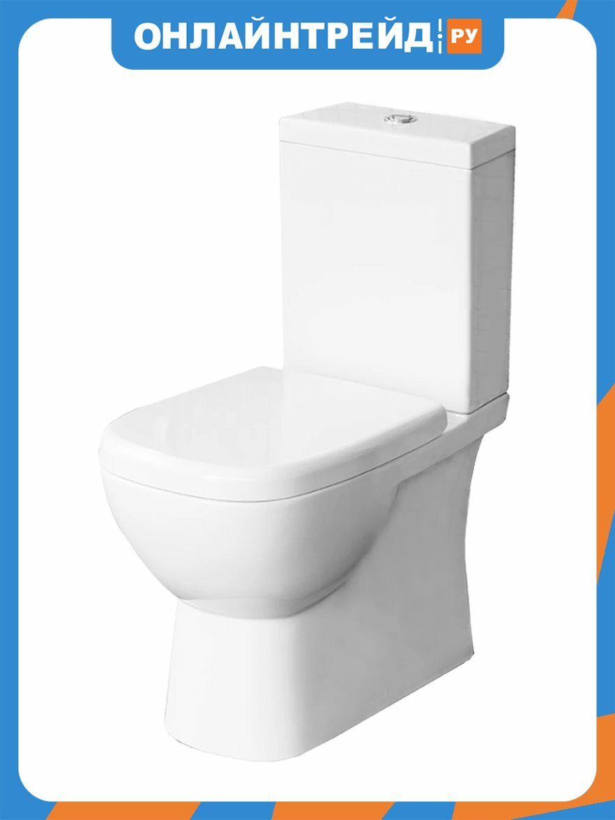 Унитаз-компакт Sanita Luxe Quadro Slim SL DM QDRSLCC01151022