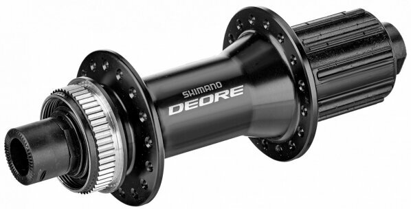 Втулка задн. Shimano Deore, M6010, 32 отв, 8/9/10 скоростей, C.Lock, под полую ось, OLD 142 мм Черный