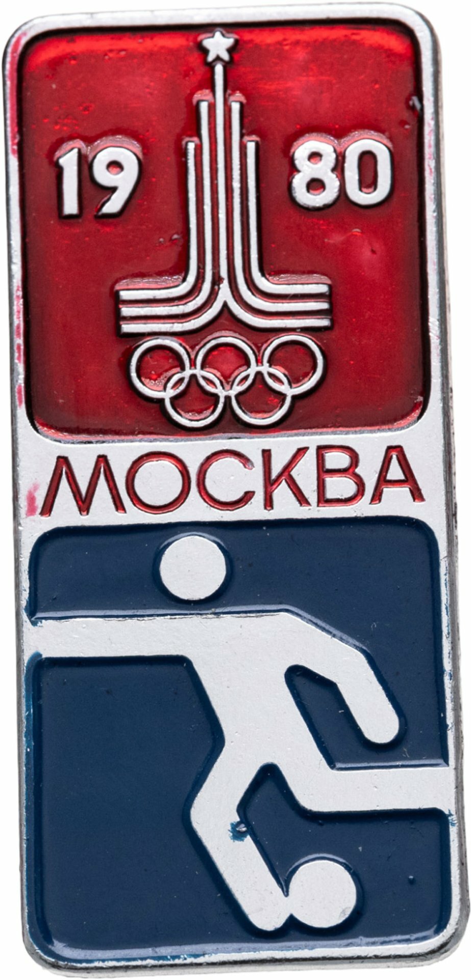 Значок Олимпиада Москва 1980 Футбол
