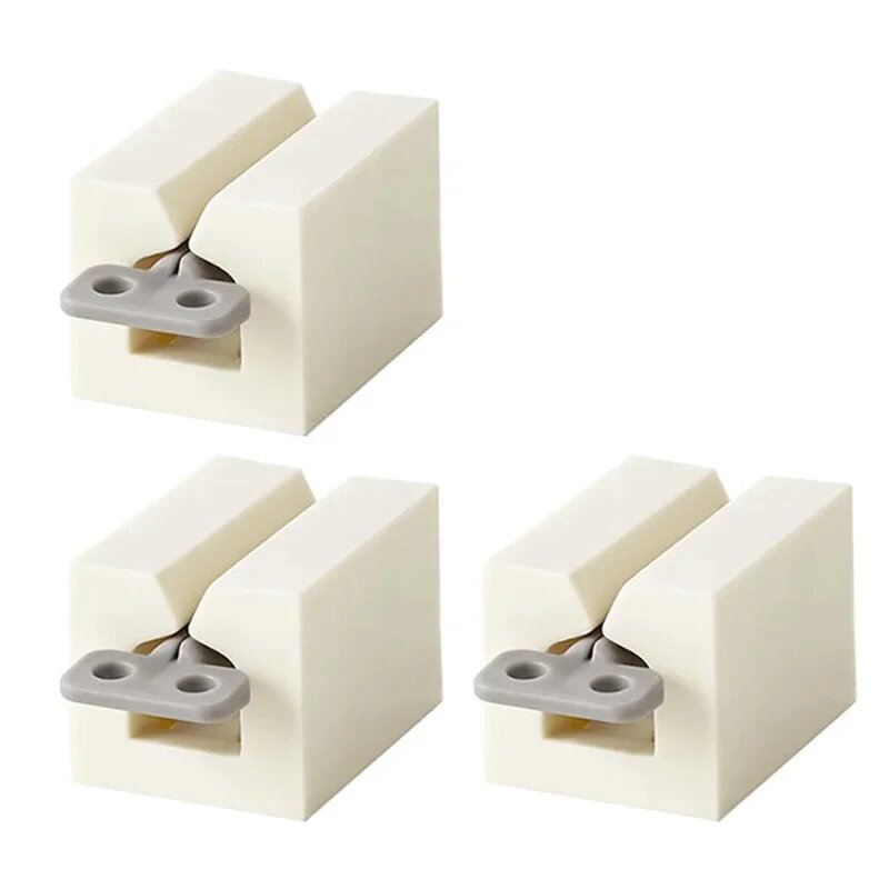 Многофункциональный диспенсер для зубной пасты Бежевый, White3pcs
