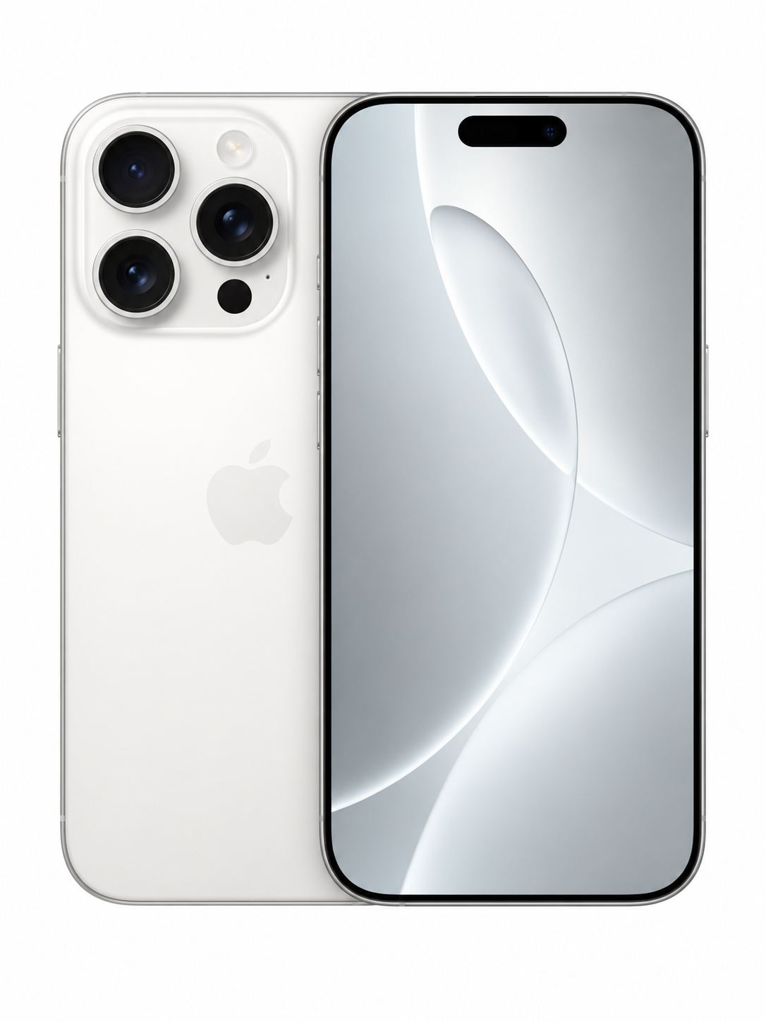 Смартфон Apple iPhone 16 Pro 128 ГБ, Dual: SIM + SIM, White Titanium (белый титан)
