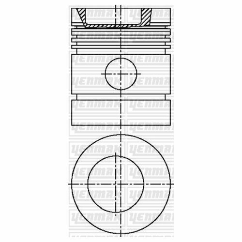 Поршень Yenmak 3103638100 для Mercedes T2L , T2L C