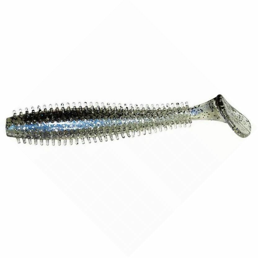 Виброхвост Kosadaka SPIKEY SHAD 90, 9шт, цвет SR