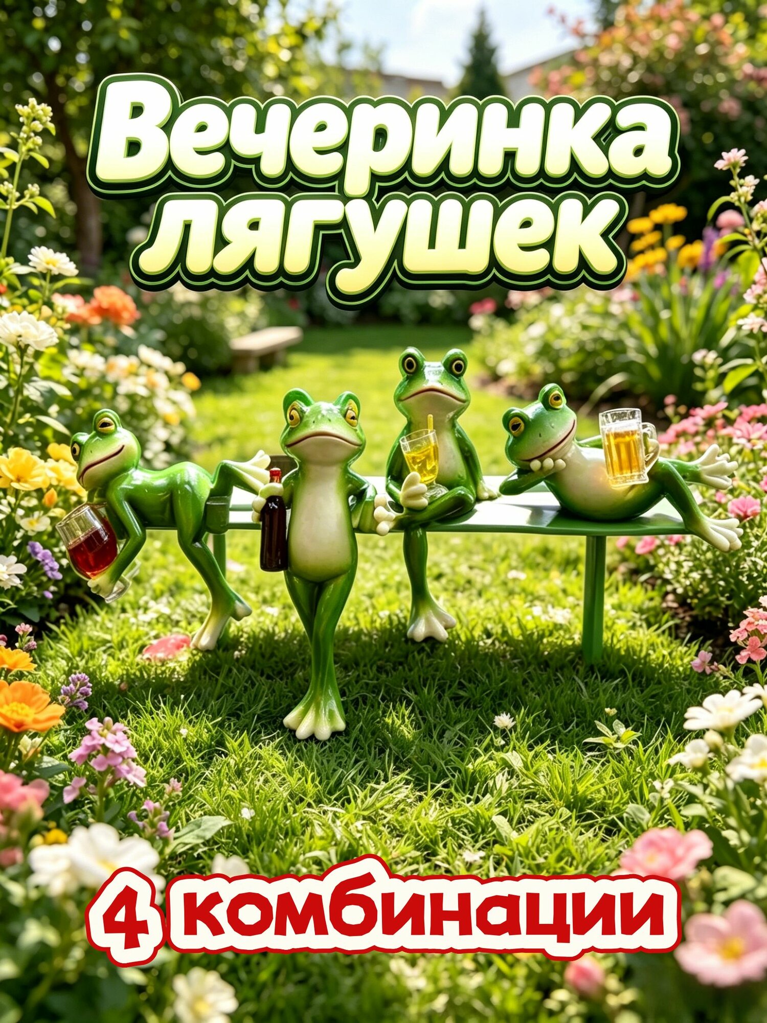 Фигурка садовая, Фигуры садовые, Смола, Декоративные элементы для сада