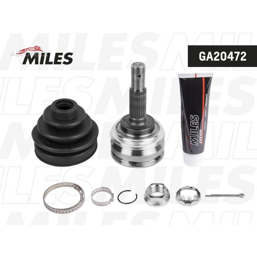 ШРУС TOYOTA CAMRY III-IV V10/V20/CELICA V/LEXUS ES 2.0-2.5 89-01 нар. MILES GA20472