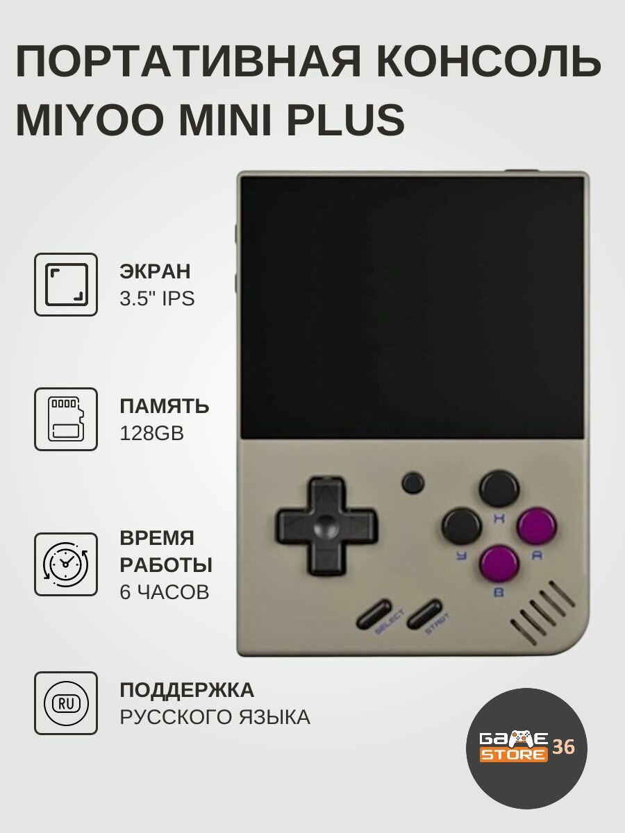 Портативная игровая консоль MIYOO Mini Plus