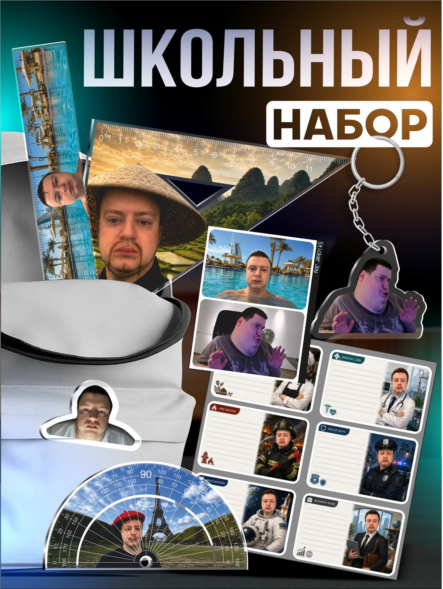 Набор канцелярии для школы Мелстрой