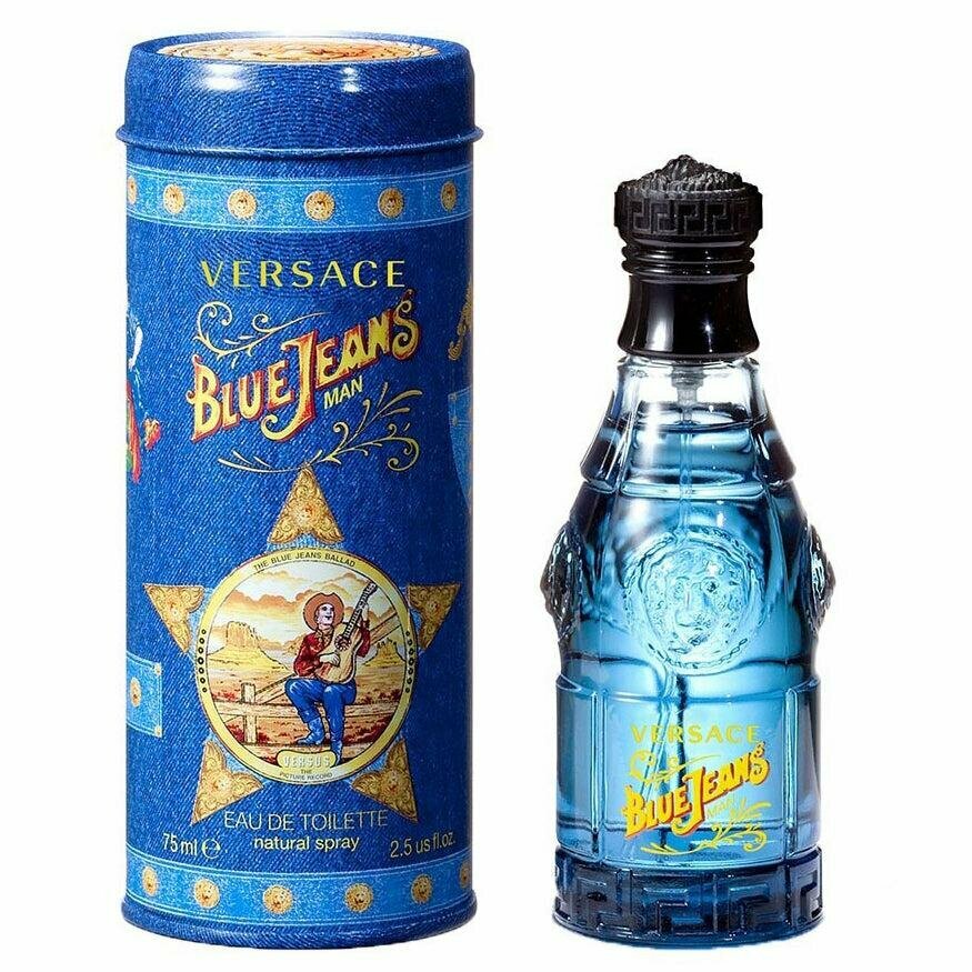 Versace Blue Jeans Eau de Toilette 75 мл Туалетная вода для мужчин.